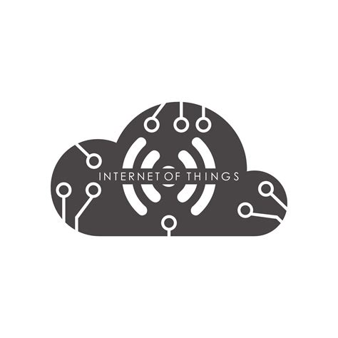 Internet Things Logo Iot Concept Vector Flat Illustration Vector Art At Vecteezy