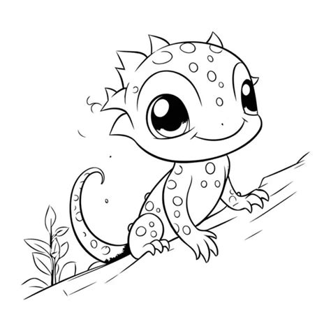 Elsa Lizard Coloring Pages 2025