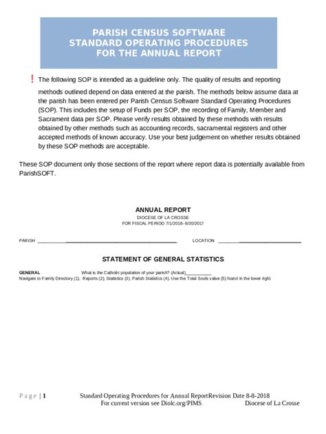 Guide To Standard Operating Procedures Sops Doc Template Pdffiller