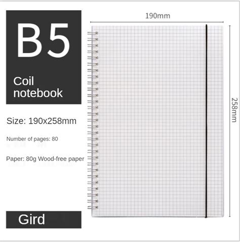 Special Price Coil Notebook Grid Blank Line Dot A5 B5 A6 Loose Leaf Coil Notebook Lazada