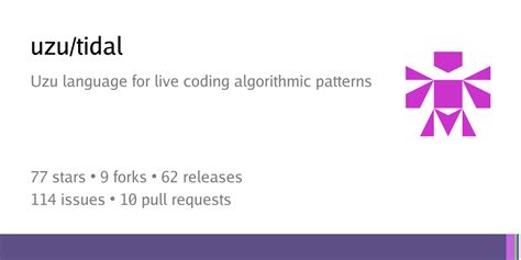 Uzutidal Uzu Language For Live Coding Algorithmic Patterns