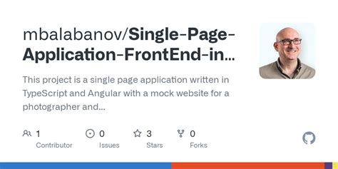 Github Mbalabanov Single Page Application Frontend In Angular This Project Is A Single Page
