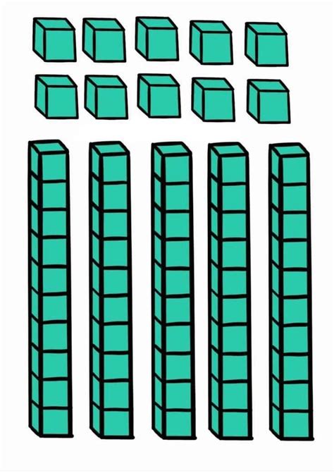 Colorful Blocks For Math Activities