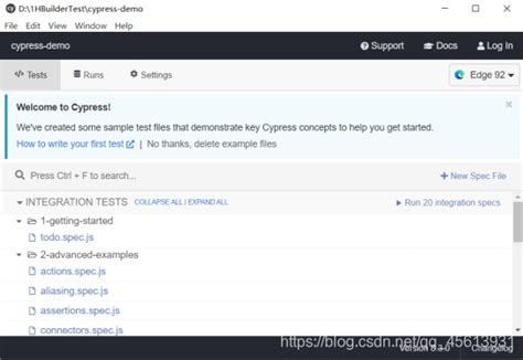 cypress 前端测试工具的基本使用和相关命令总结 cypress测试怎么中文化 csdn博客