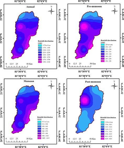Spatiotemporal Distribution From 1901 To 2015 Of Annual And Seasonal