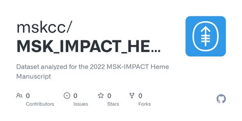 github mskcc msk impact heme dataset analyzed for the 2022 msk