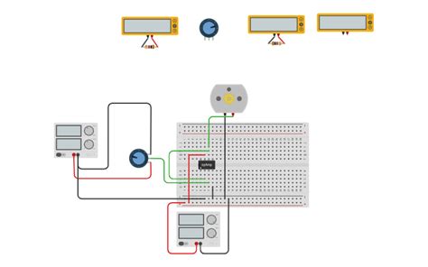 Circuit Design Linear Measurements Tinkercad