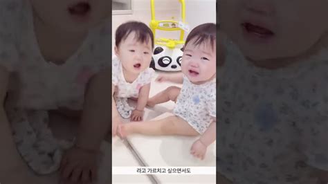 쌍둥이 자매의 평범한 일상 쌍둥이브이로그 쌍둥이육아 티격태격하다가도 꺄르르웃는 사이좋은친구 이쁜짓 대방출