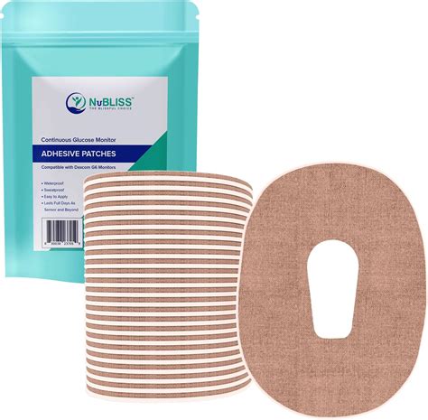 Cgm Sensor Patches Precut Cgm Tape Waterproof Clear 10