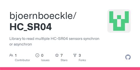 GitHub Bjoernboeckle HC SR04 Library To Read Multiple HC SR04 Sensors Synchron Or Asynchron