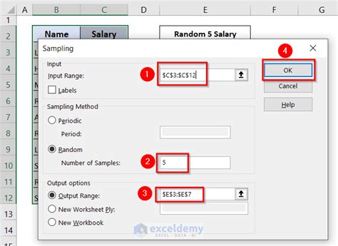 How To Select Random Sample In Excel Earn Excel
