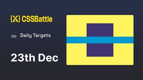 css battle daily target 23th december 2023 solution css challenge