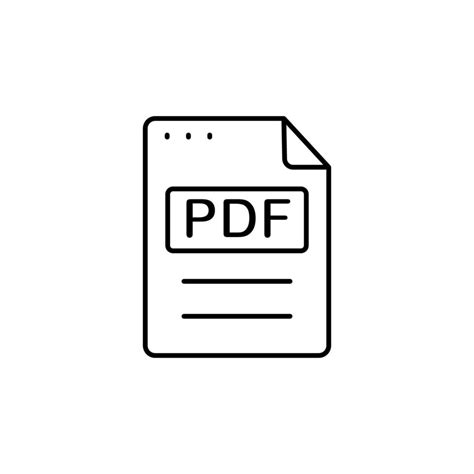 File Document PDF Vector Icon 22585577 Vector Art At Vecteezy