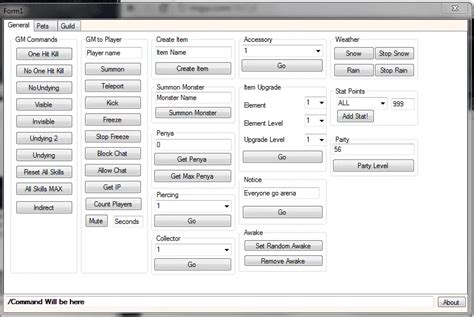 W I P GM Tool RaGEZONE MMO Development Forums