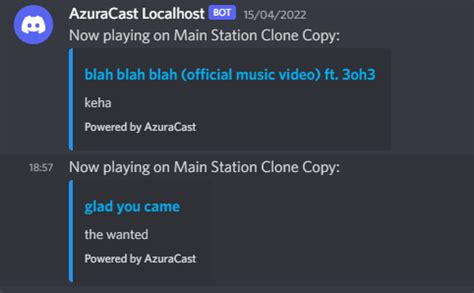 Discord Webhook Generic Webhook Curl Issues Issue Azuracast Azuracast Github