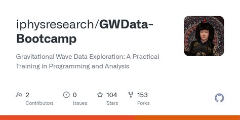 Github Iphysresearch Gwdata Bootcamp Gravitational Wave Data Exploration A Practical