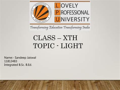 Light Reflection And Refraction Class 10 Physics Complete Pptx