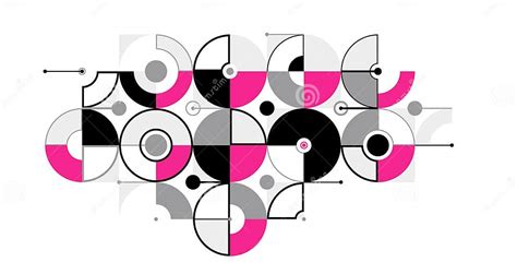 Abstract Geometric Pattern Vector Background Isolated Tech Style Engine Looks Like Composition