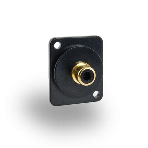 Module Rca Black Insulator Signex