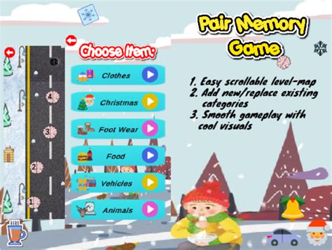 pair memory game unity complete project gamedev market
