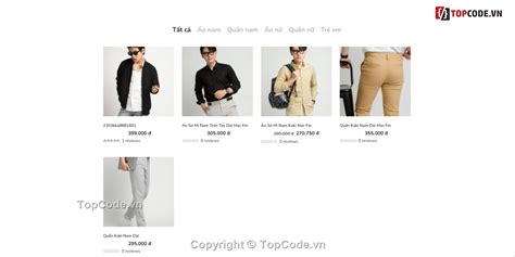 Full Code Web Bán Hàng Thời Trang