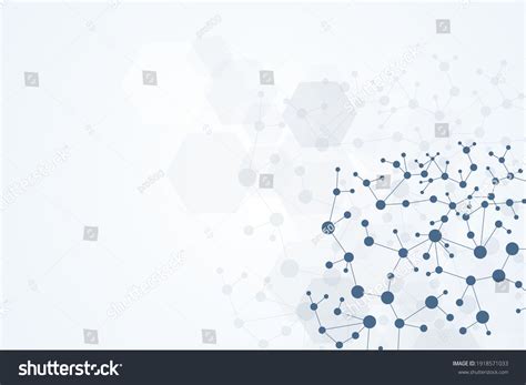 Structure Molecule Communication Dna Atom Neurons Stock Vector Royalty Free 1918571033