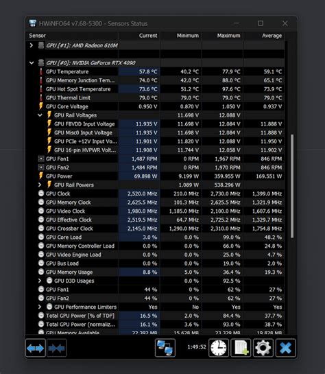 4090 Hwinfo Voltage R Cablemod
