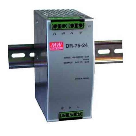 DR-75-24 - блок питания MeanWell с доставкой по России!