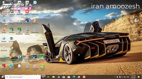 اموزش عوض کردن عکس پس زمینه در ویندوز 10