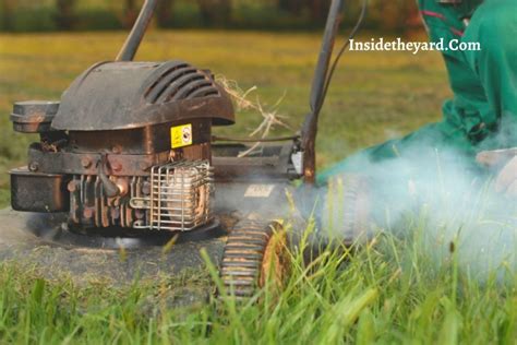Lawn Mower Smokes When Blades Engaged - Here’s What You Should Do! - Inside The Yard