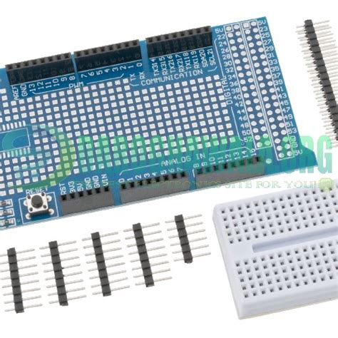Arduino MEGA Prototype Shield V3 0 With Breadboard In Pakistan