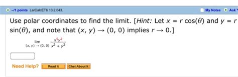 solved find the indicated limit by using the limits s and