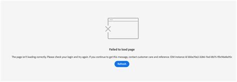 Failed To Load Page Adobe Experience League Community 545706