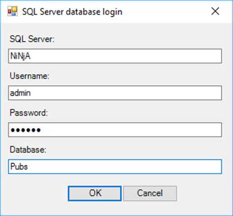 How To Create A Simple Sql Server Database Login Dialog Using Powershell
