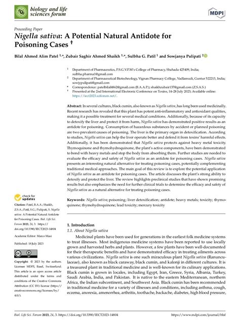 Shaikh Zubair On Linkedin Paper Mdpi Journal Publication Review