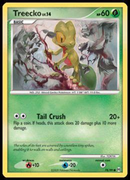 Treecko Pokédex Card List Coded Yellow Treecko Pokédex Card List Coded Yellow