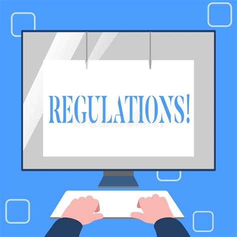 Handwriting Text Writing Regulations Concept Meaning Rules Laws