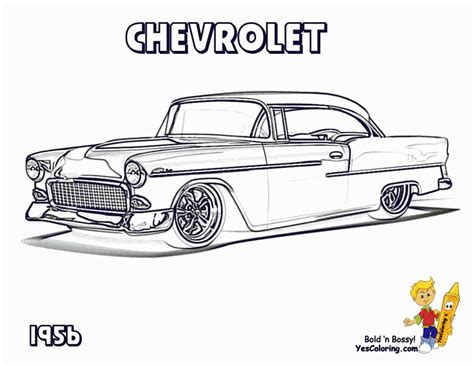 Pin By Dentmaster On Rods Cars Coloring Pages Classic Cars Chevy