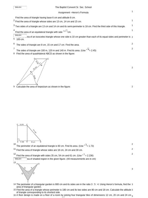 Assignment Chapter 12 20210706174843728 Pdf Area Triangle