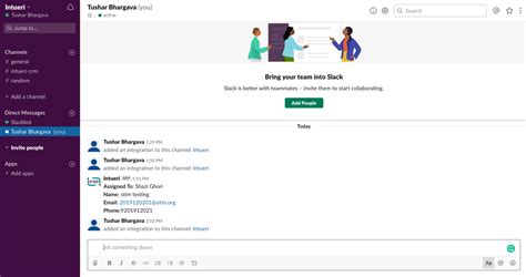 CRM Integration With Slack