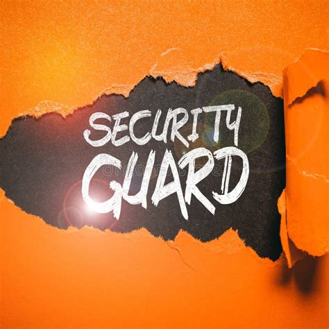 Text Caption Presenting Security Guard Word For Tools Used To Manage