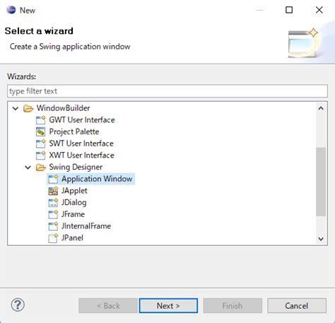 Java GUI Application Swing On Eclipse