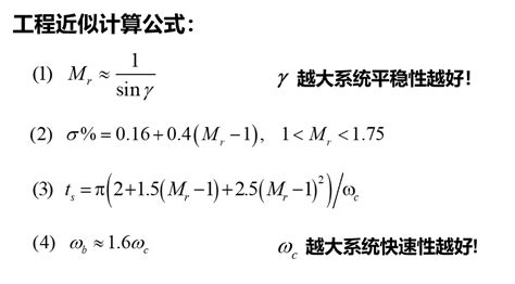 自动控制原理笔记 频率响应法 闭环频率特性和频域性能指标谐振峰值公式mr Csdn博客