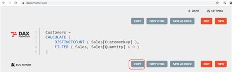Formatting Dax Sql Bi Tutorials