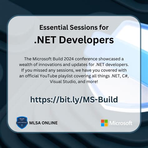 Mlsa Online 🇵🇰 On Linkedin Dotnet Csharp Msbuild Msbuild2024