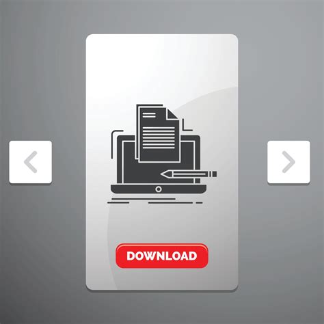 Coder. coding. computer. list. paper Glyph Icon 13075156 Vector Art at Vecteezy