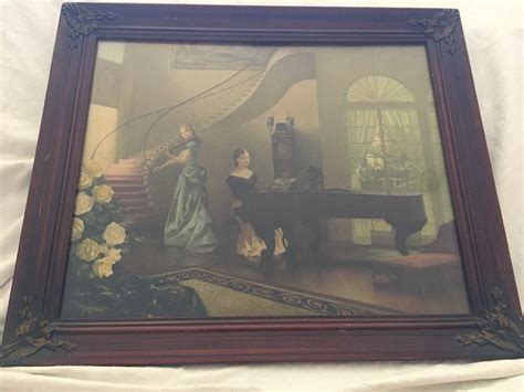 Vintage R Brownell Mcgrew Morning Melody Framed Print Artwork 1870639446