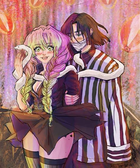 Mitsuri And Obanai In Art Artist Art Inspiration