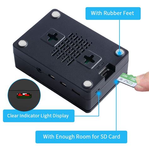 geeekpi raspberry pi 4 case raspberry pi 4 case with pwm fan