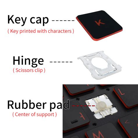 Replacement Keycaps Scissor Clip Hinge For Hp Prob Vicedeal
